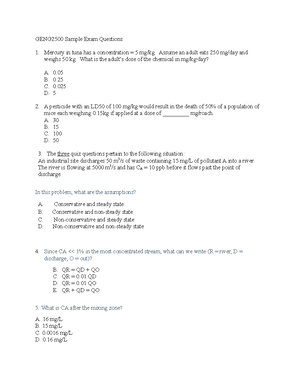 GENG2500 Tutorial 7 contain 5 questions - GENG-2500 - U of W - Studocu
