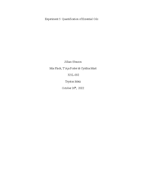 Sample pre-lab and post-lab report - Experiment No – Title of ...