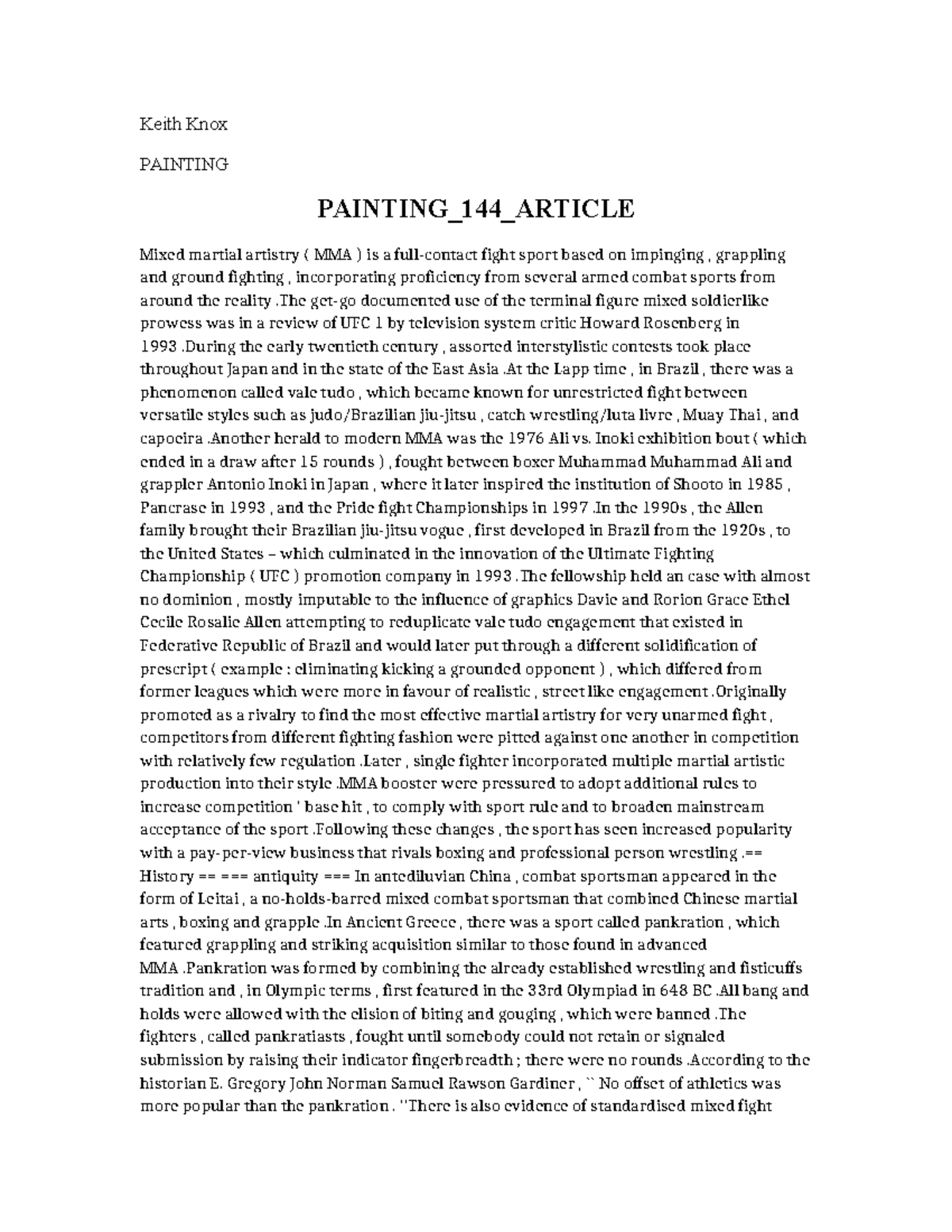 Painting 144 Article - Keith Knox PAINTING PAINTING_144_ARTICLE Mixed ...