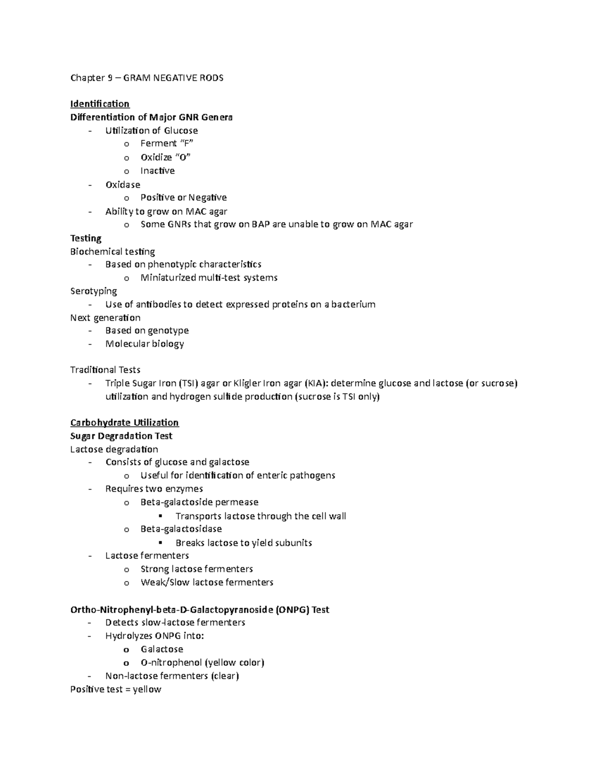 Micro Chapter 9 GRAM Negative RODS - Chapter 9 – GRAM NEGATIVE RODS ...