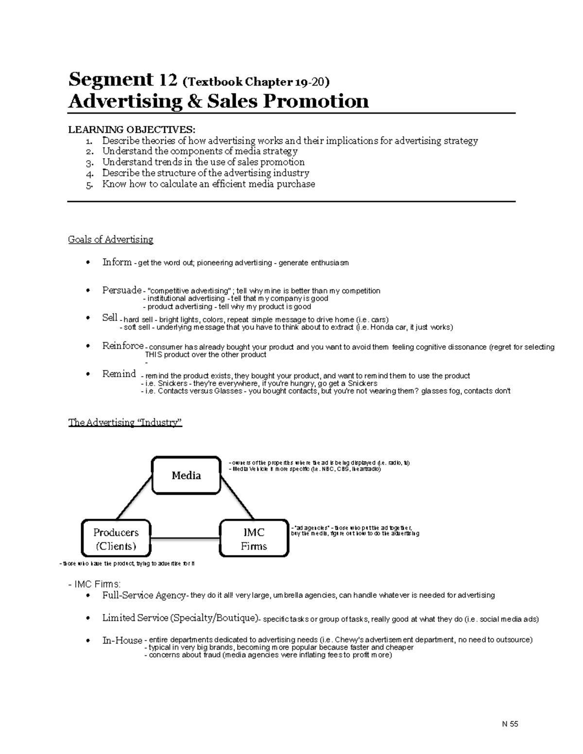 Advertising and Sales Promotion - 12 - 20 - Studocu