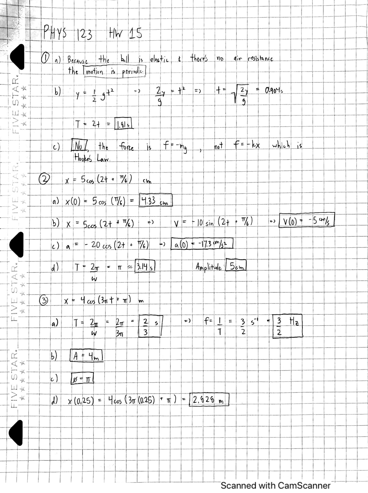 PHYS 123 HW 15 - PHYS 123 HW 15 - PHYS 110 - Studocu
