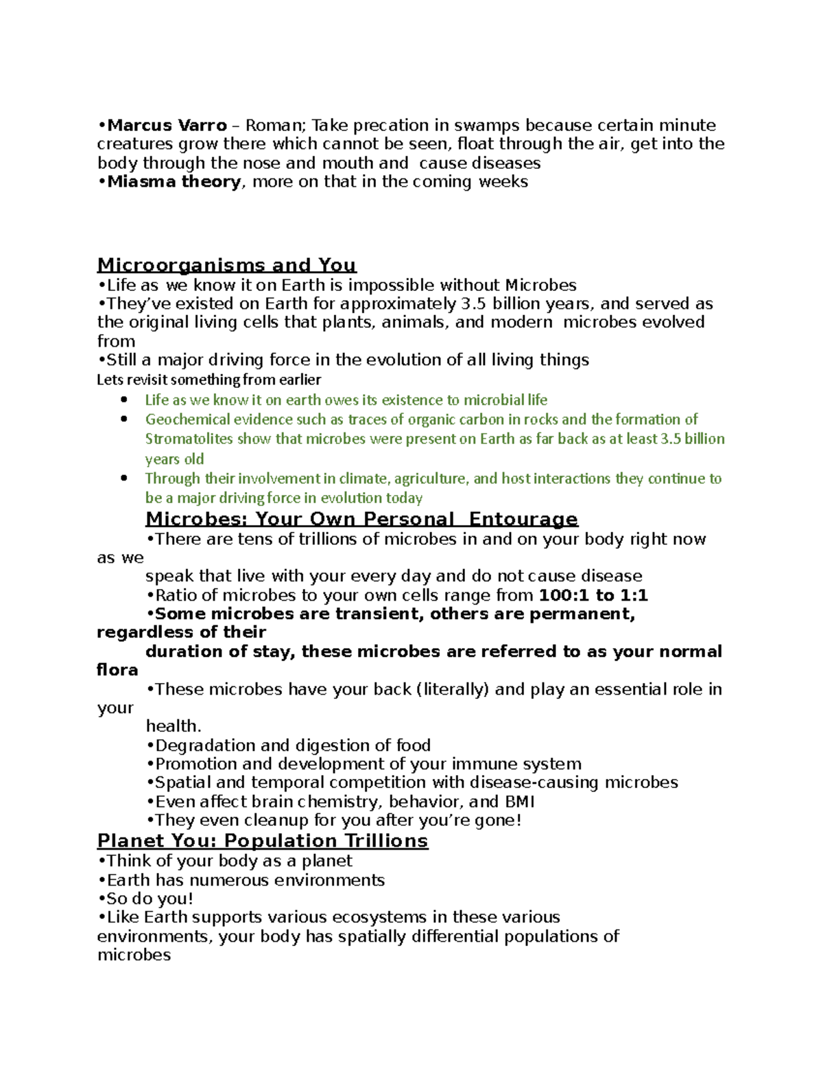 WHAT IS Microbology Part 2 - Marcus Varro – Roman; Take precation in ...