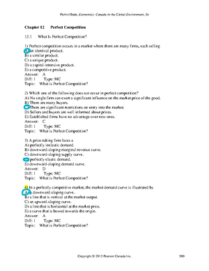 Microeconomics multiple choice questions with answers - Chapter 1 What ...