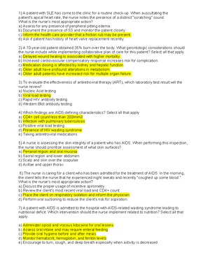 MED SURG1 Study Guide - MED SURG1: DQ QUESTIONS STUDY UNIT 1: What ...