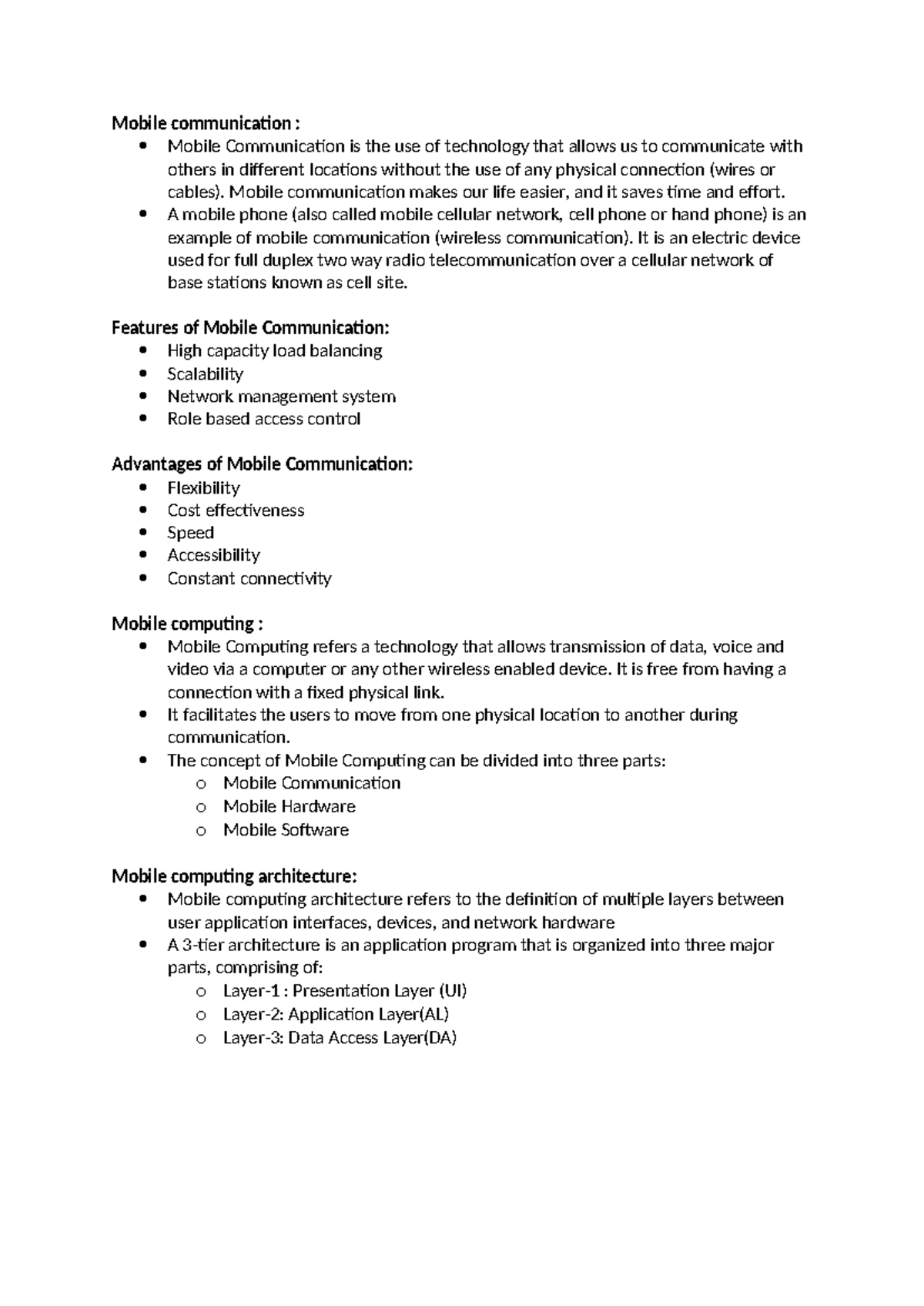 Mobile computing - Mobile communication : Mobile Communication is the use of technology that ...