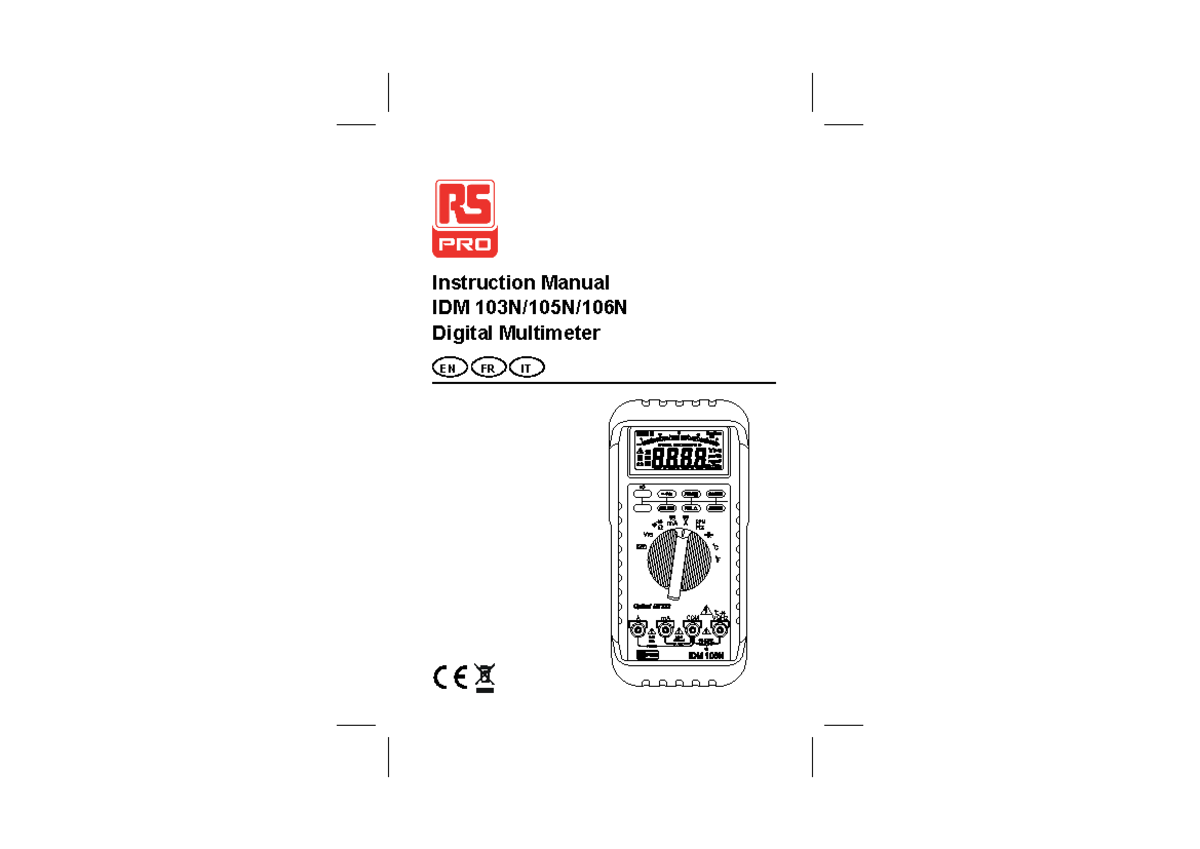 0900766 b815d1e51 - Instruction Manual IDM 103N/105N/106N Digital ...