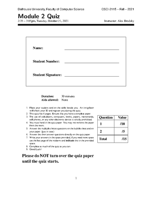 A5 - A1 assignment - Dalhousie University CSCI 3110 — Design and Analysis of Algorithms I Fall ...