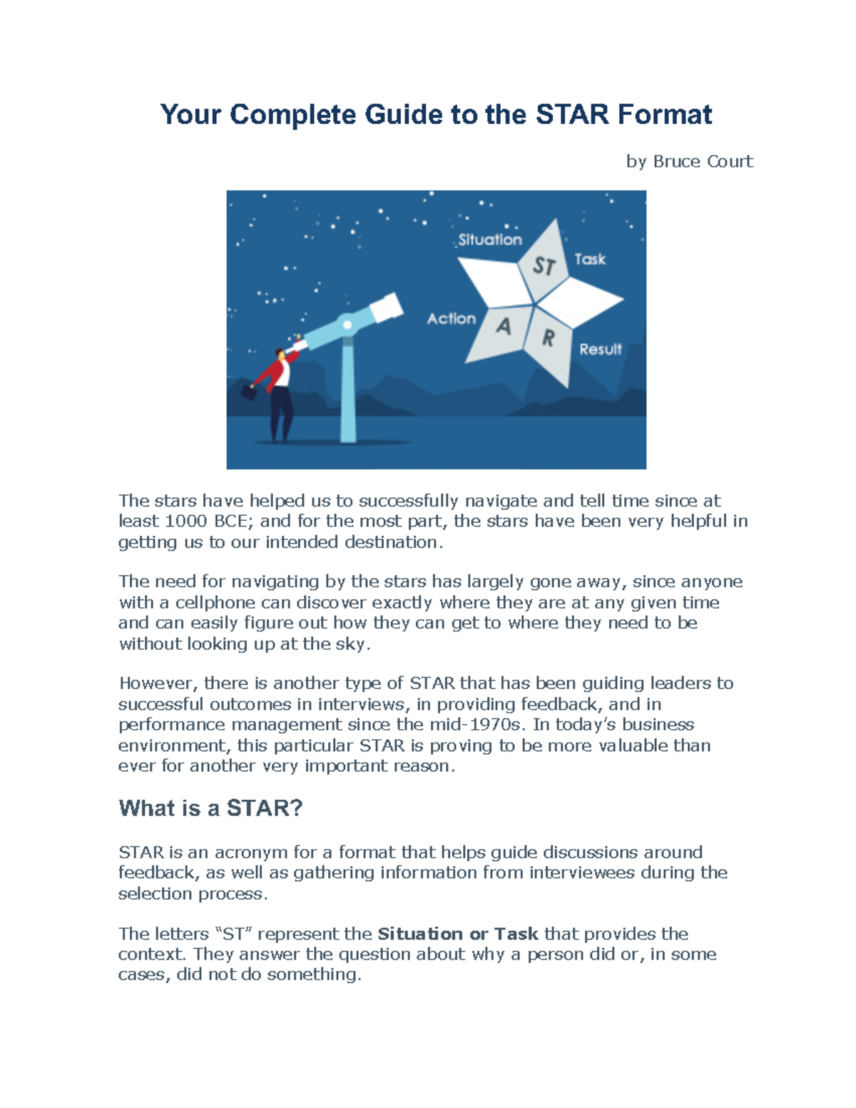 Modelo STAR para entender mejor en qué se basa - Your Complete Guide to ...