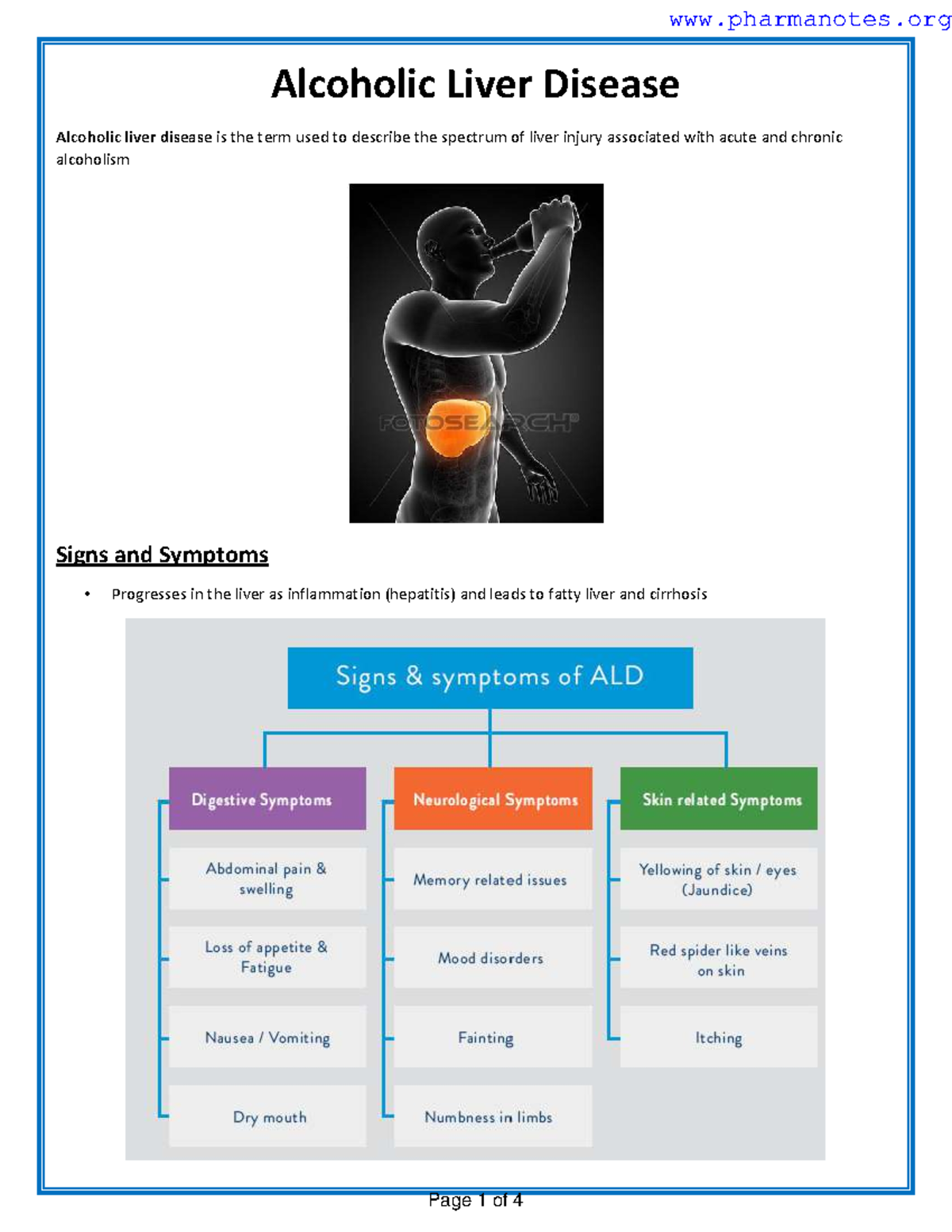 Alcohol Liver Disease - Alcoholic Liver Disease Alcoholic liver disease ...