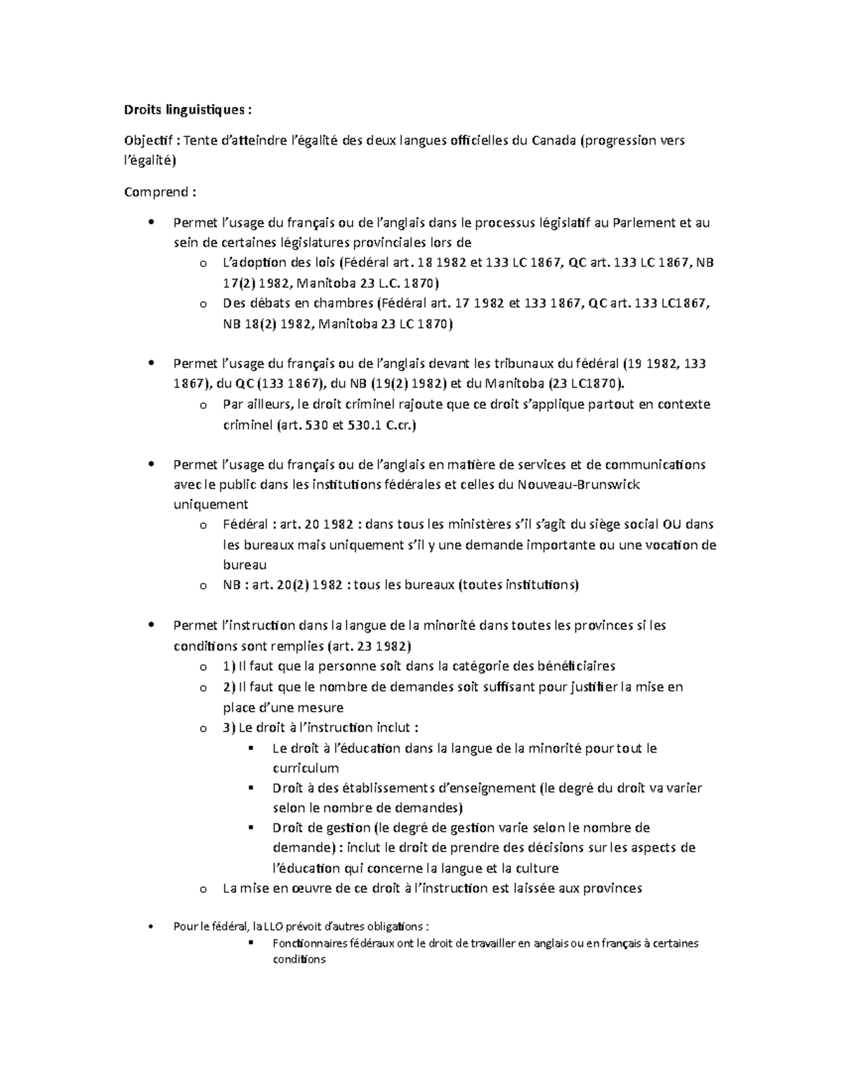 étapes - Ingrid Roy - Droits linguistiques : Objectif : Tente d ...