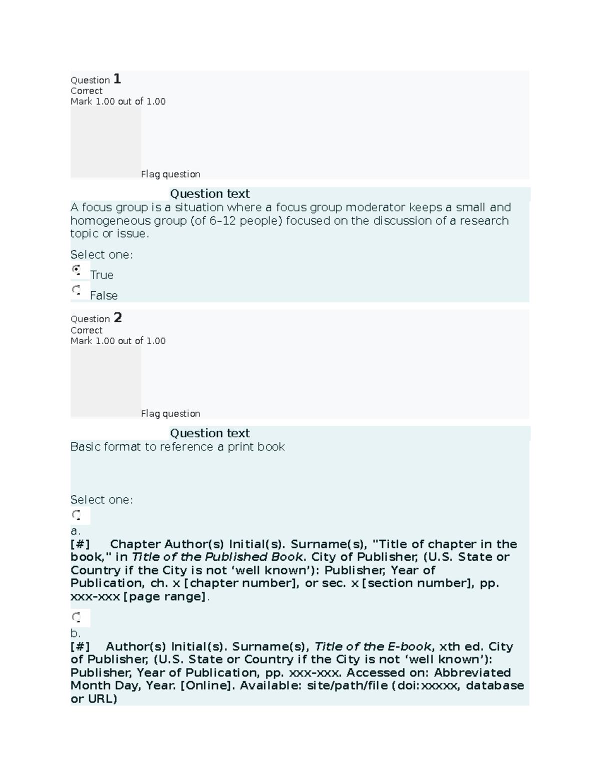 UGRD-CPE6398 Cp E Design Project 1 Midterm Exam - Question 1 Correct Mark 1 out of 1. Flag ...