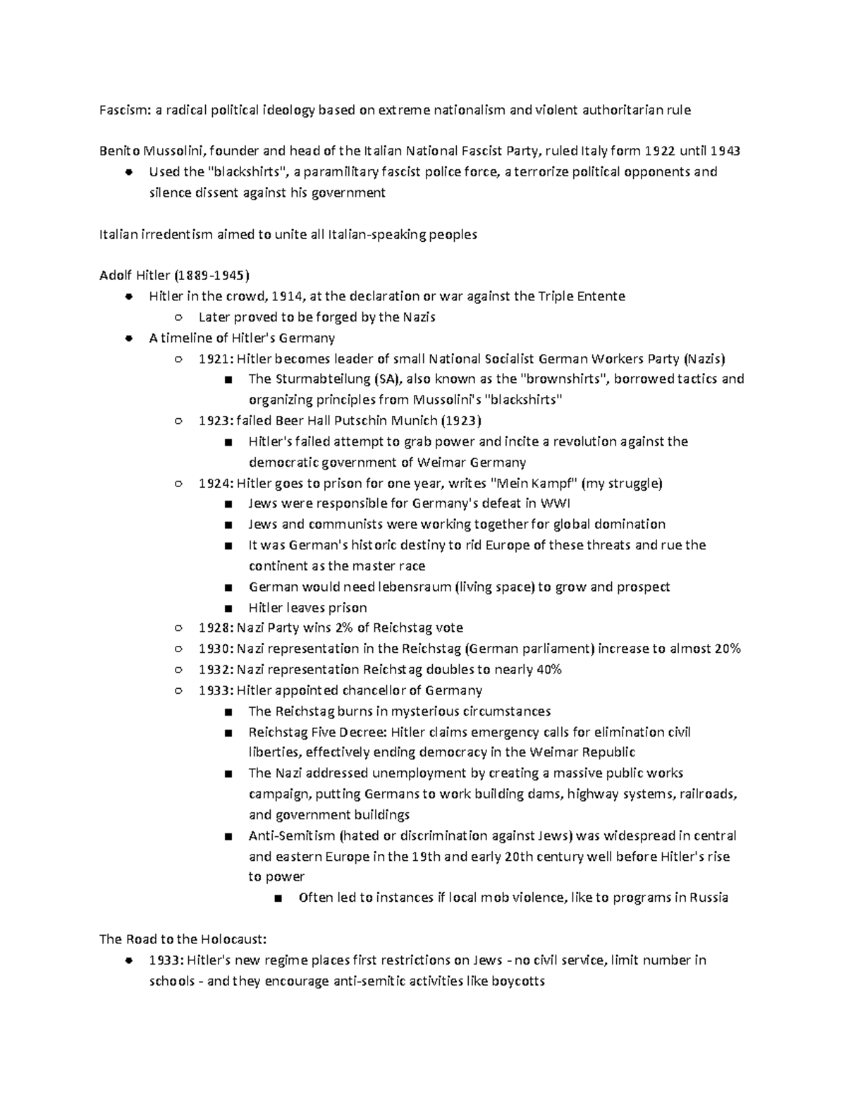 The Rise of Fascism in Interwar Europe - Fascism: a radical political ...