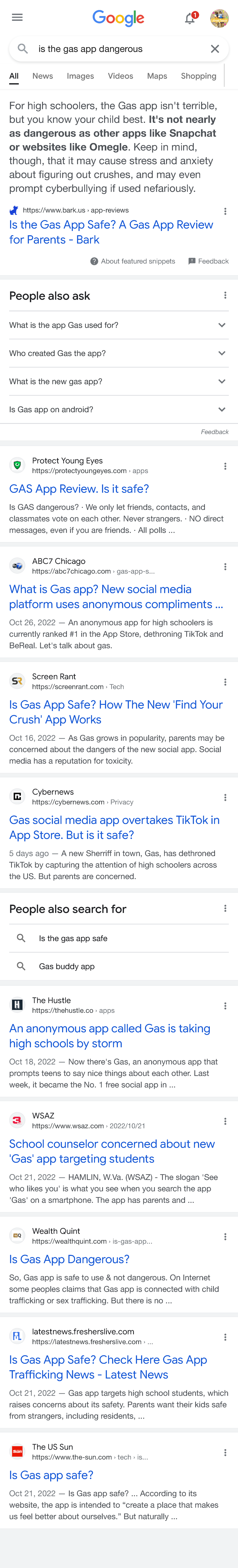 Is the gas app dangerous - Google Search - is the gas app dangerous About featured snippets ...