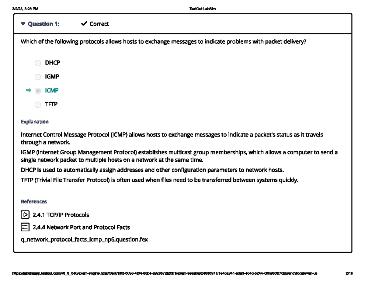 2.4.6 Practice Questions - IT-212 - Studocu