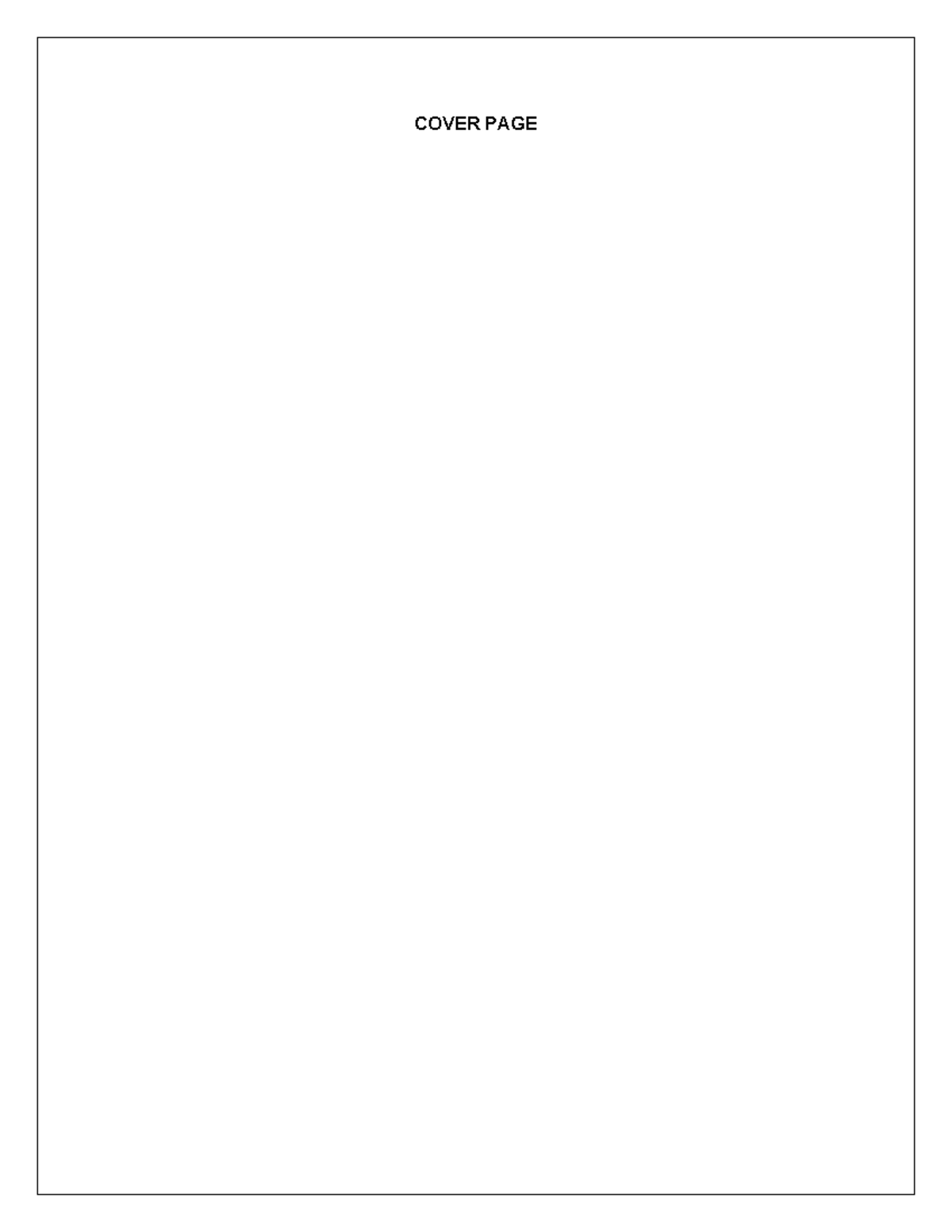 30th Assignment - COVER PAGE LIST OF CONTENT TASK - Studocu