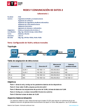 Modulo 2 tema 2 - Redes y Comunicación de Datos 2 - 1. Switching en la Red El concepto de ...