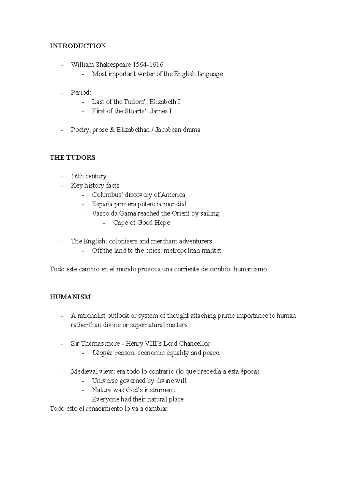 Topic 44 Lesson - INTRODUCTION William Shakespeare 1564- Most important ...