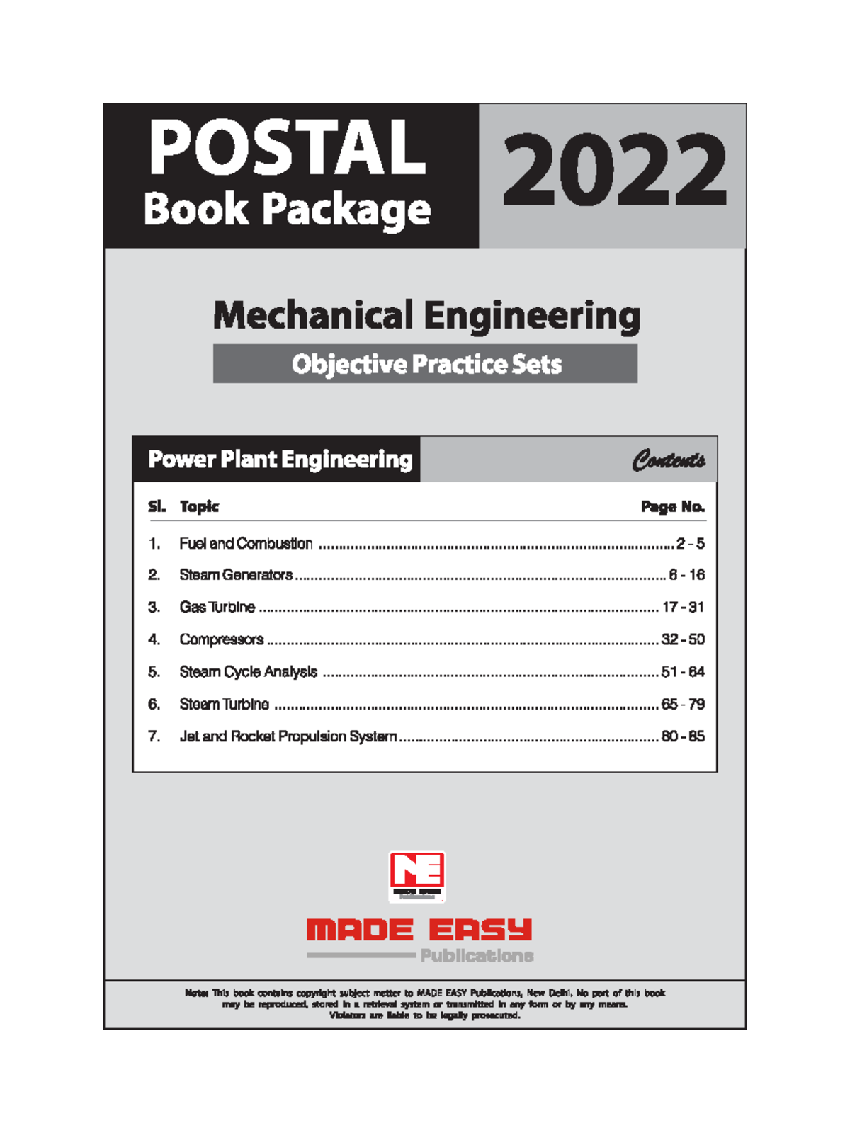 Power Plant Engineering op - POSTAL 2022 Book Package Mechanical ...