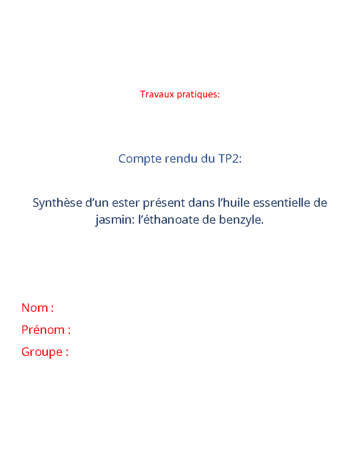 Compte rendu du TP2 LCO - TP2 LCO S5 - Travaux pratiques: Compte rendu ...