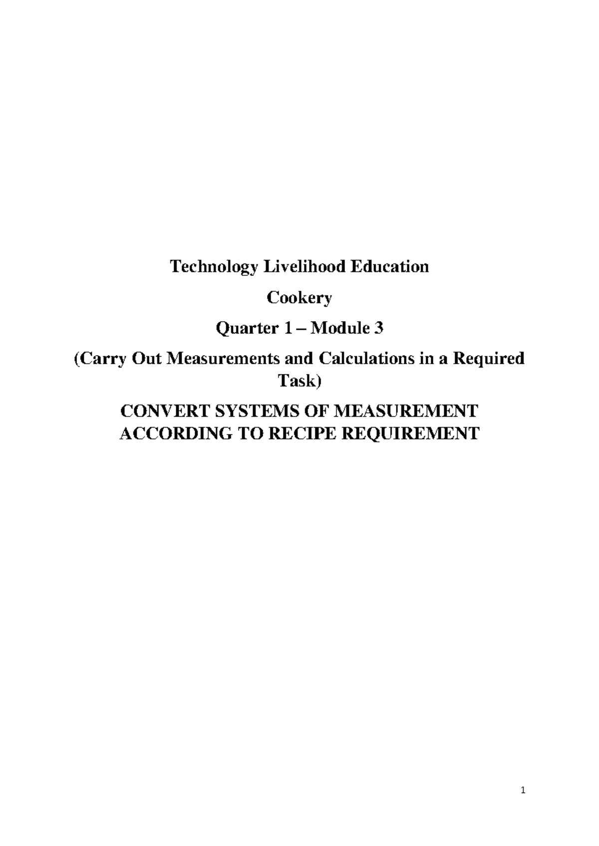 Alternative Delivery Mode-TLE 8 - Technology Livelihood Education ...