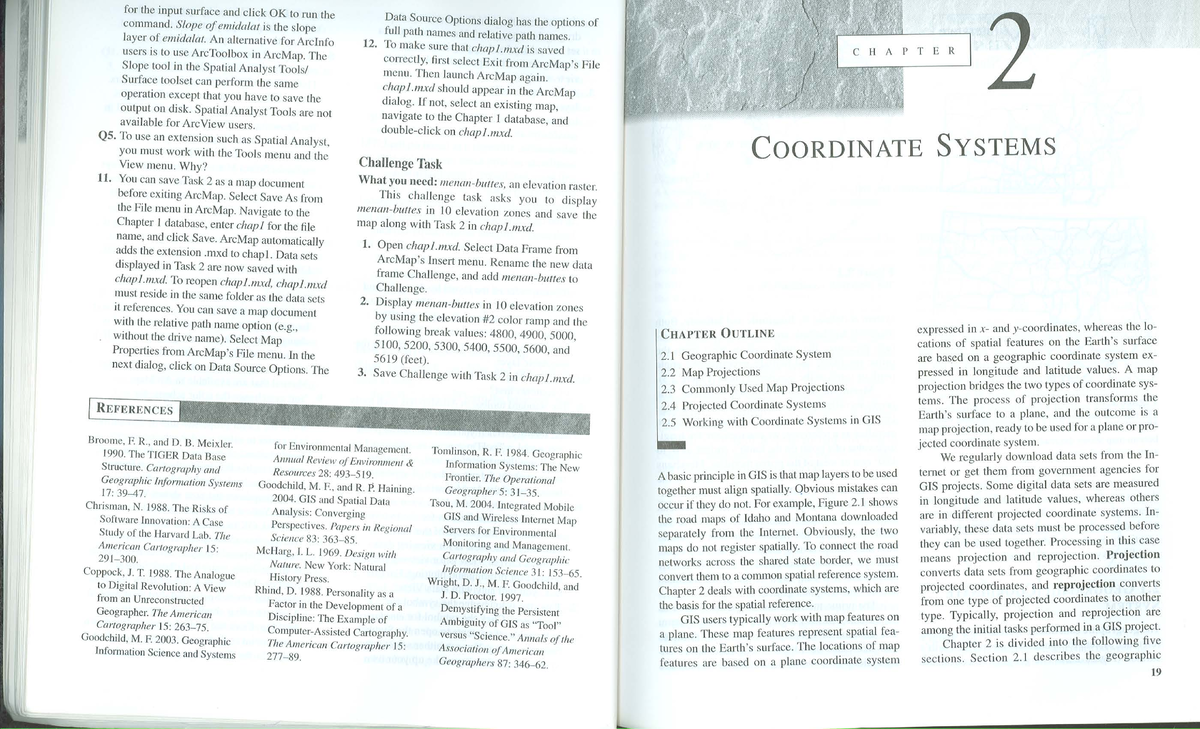 Introduction To GIS Chapter 2 - Studocu