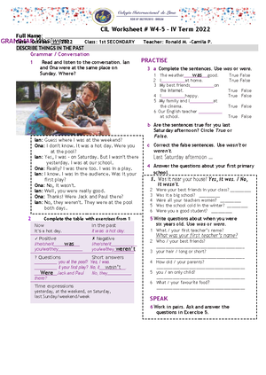 1S speaking III term - Lesson planner and more. - SPEAKING WORKSHEET ...