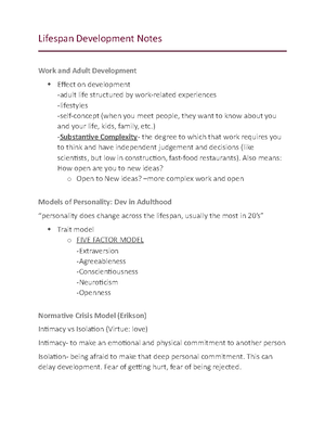 Topic 03 Assignmentt - Lifespan Development Genetic & Environmental ...