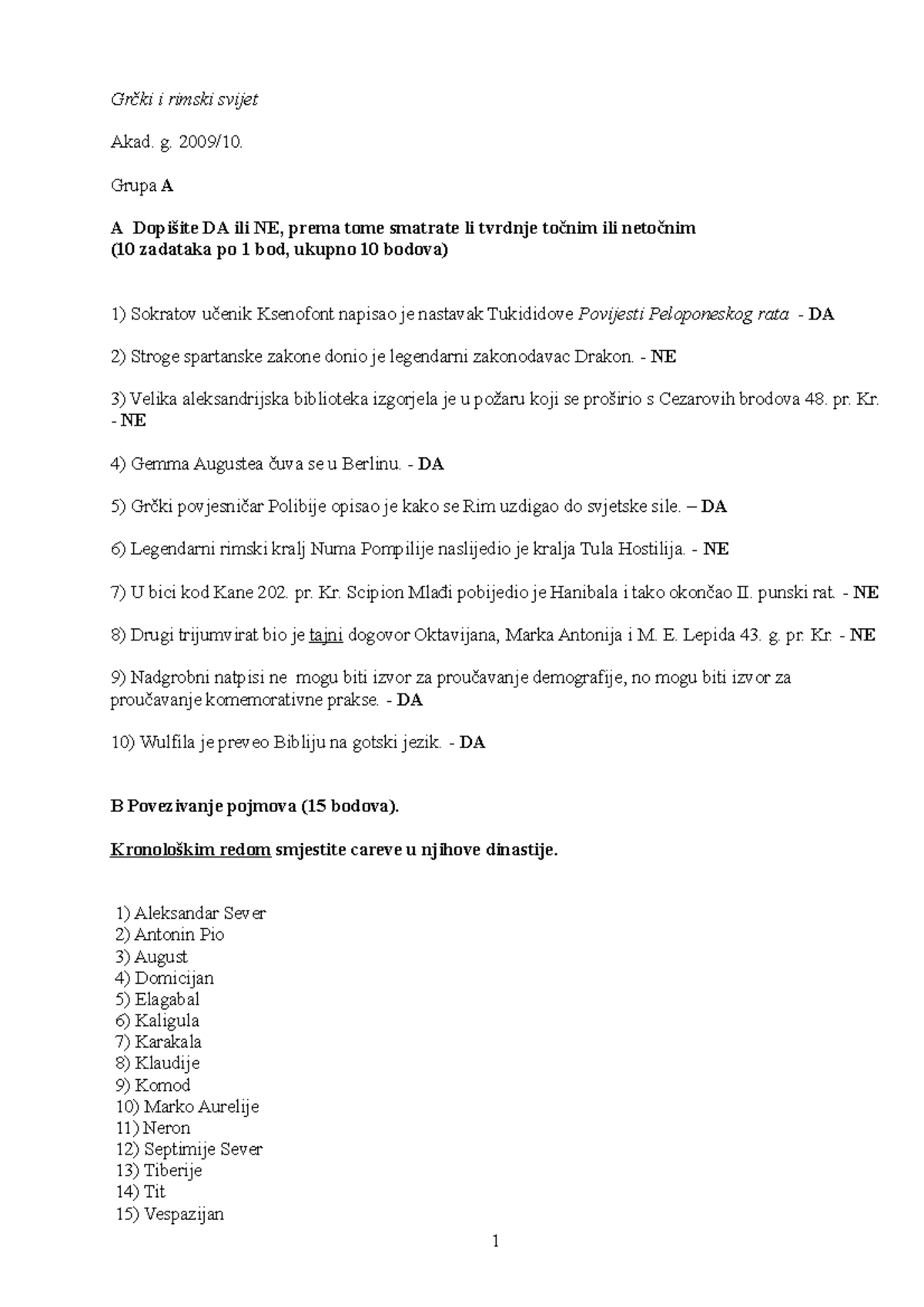 GIR -pitanja-popravak TEST PRVI ROK i dodatna pitanja 2014 + - Grčki i ...