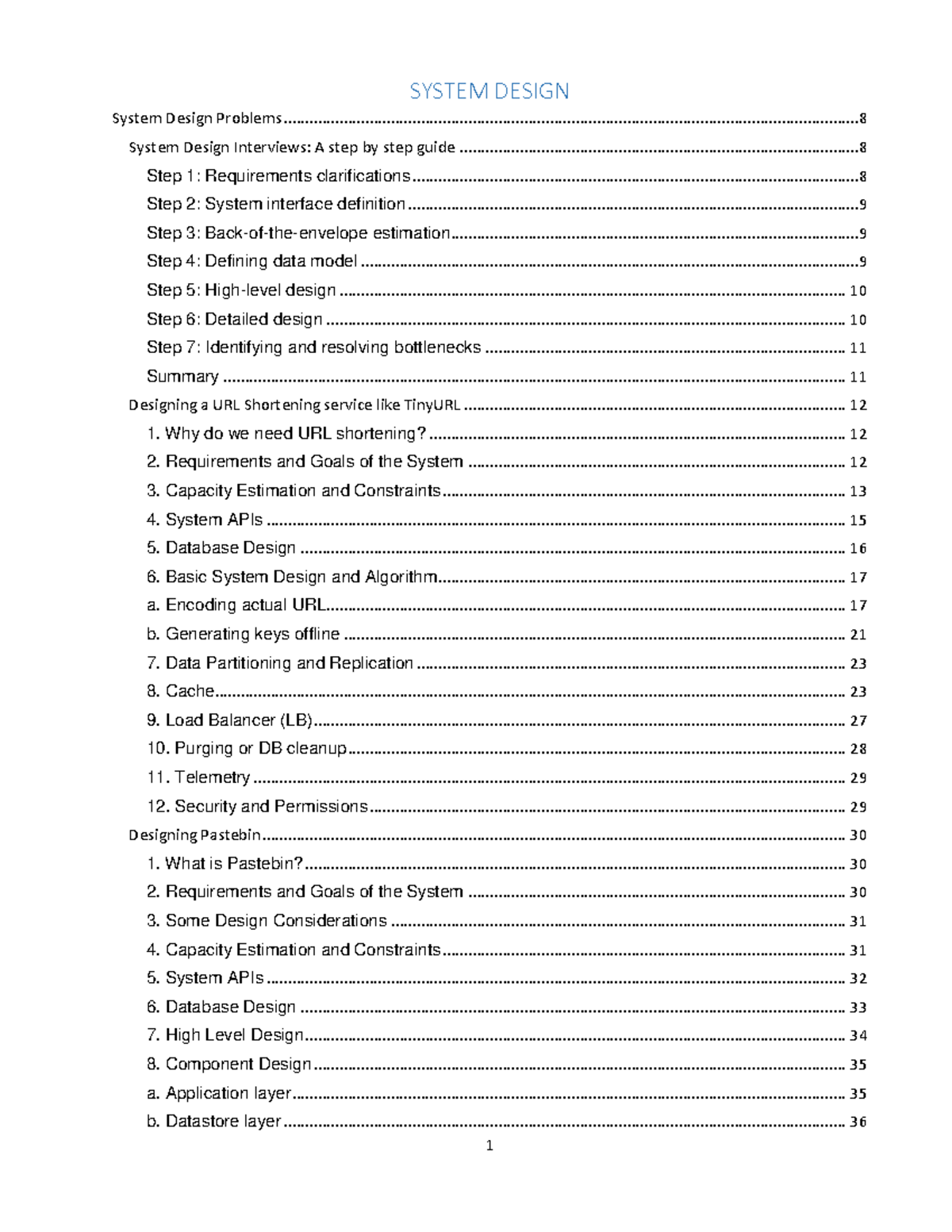 Grokking-the-system-design-interviewpdf-5-pdf-free - SYSTEM DESIGN System Design Problems System ...