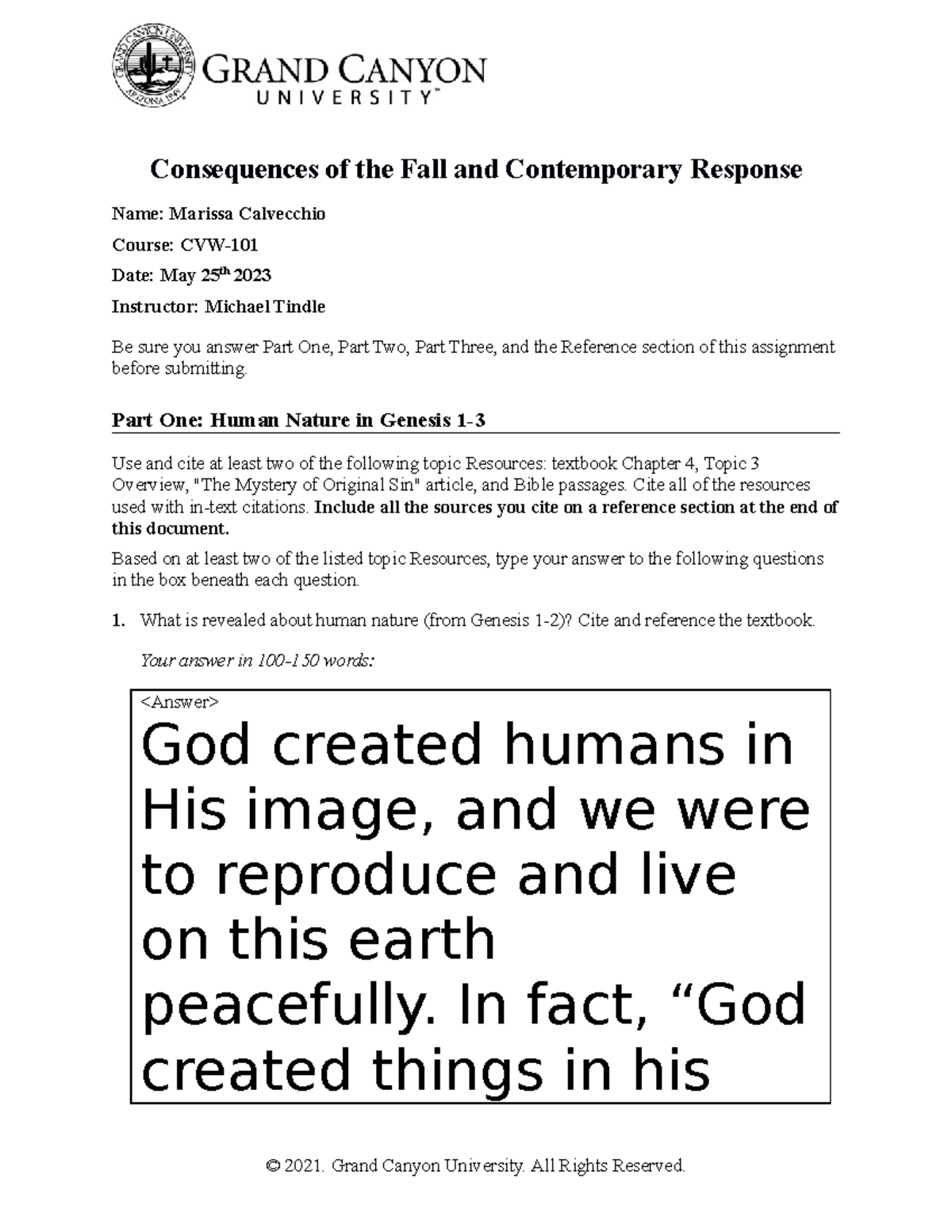 CWV 101 301 RS T3Conseq Of The Fall Contemporary Response Online ...