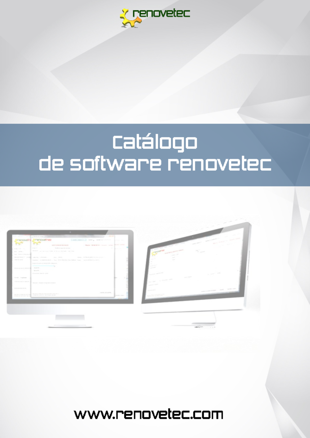 Catalogo Software Renovetec - Catálogo de software renovetec renovetec RCM3®, SOFTWARE ...