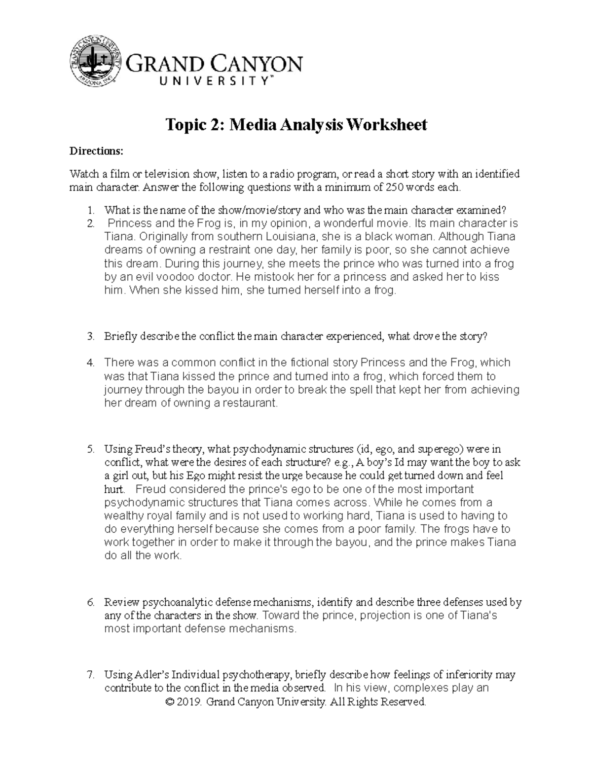 PCN107.T2 Media Analysis-Worksheet home work - Topic 2: Media Analysis ...