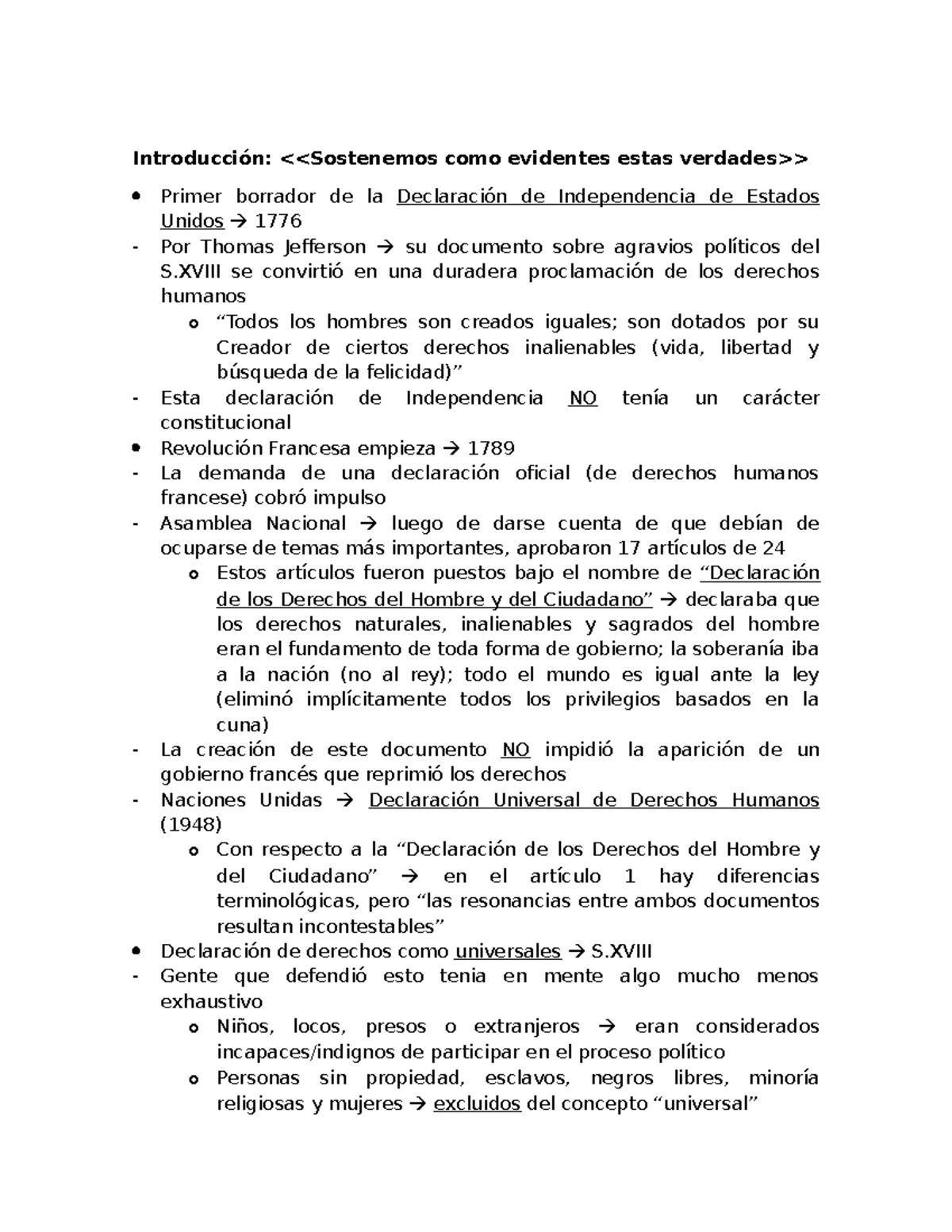 Lynn Hunt - La invención de los derechos humanos - Introducción: