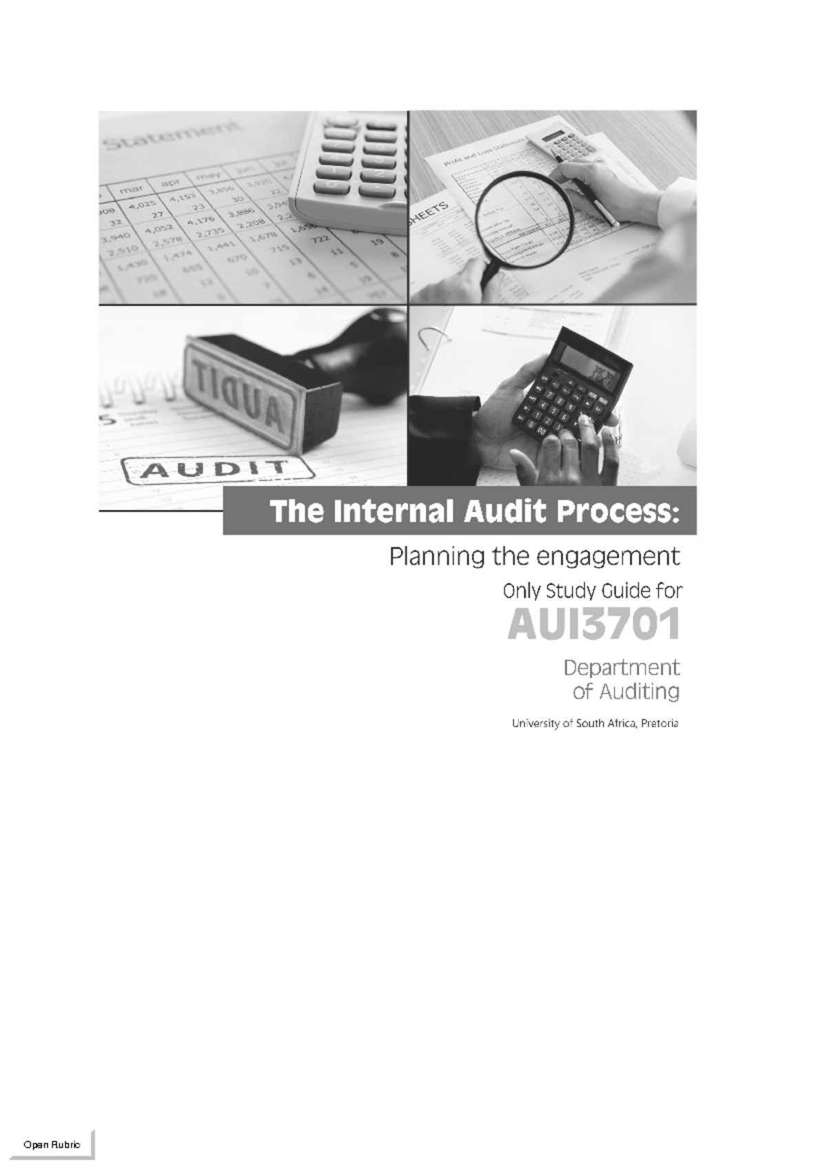 Study Guide - Summary Internal Auditing - Test of Controls - © 2019 ...