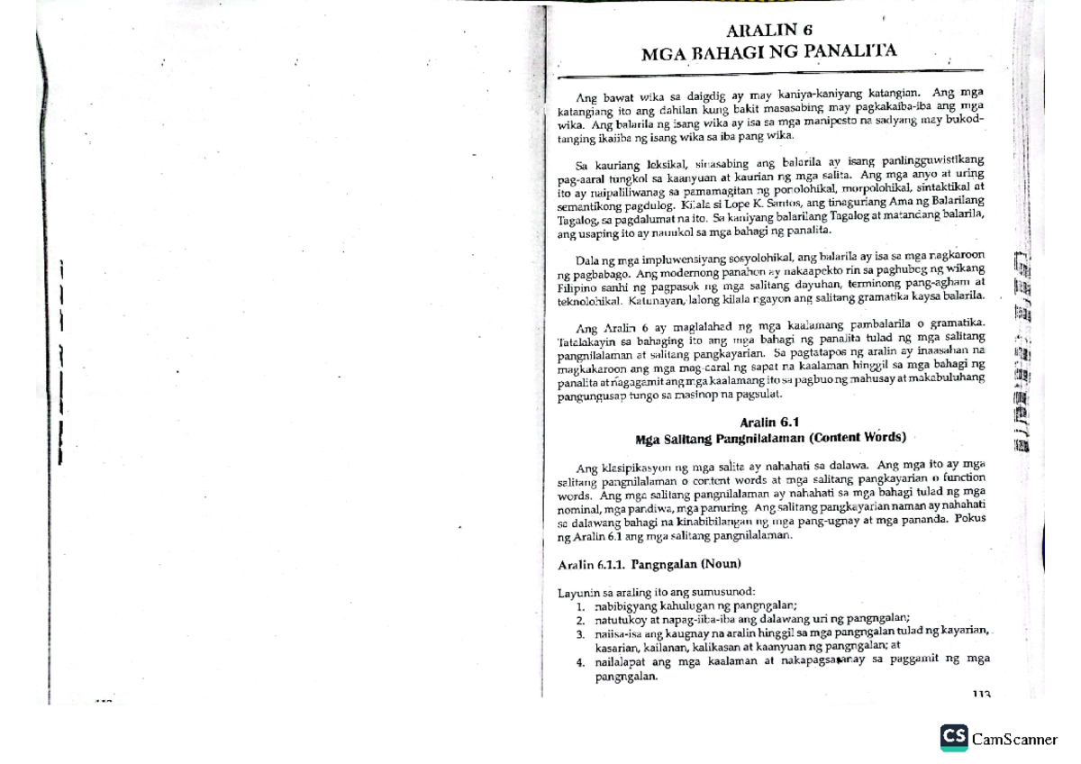 Aralin-6 - Aralin 6 Estraktura - Bachelor of Secondary Education - Studocu