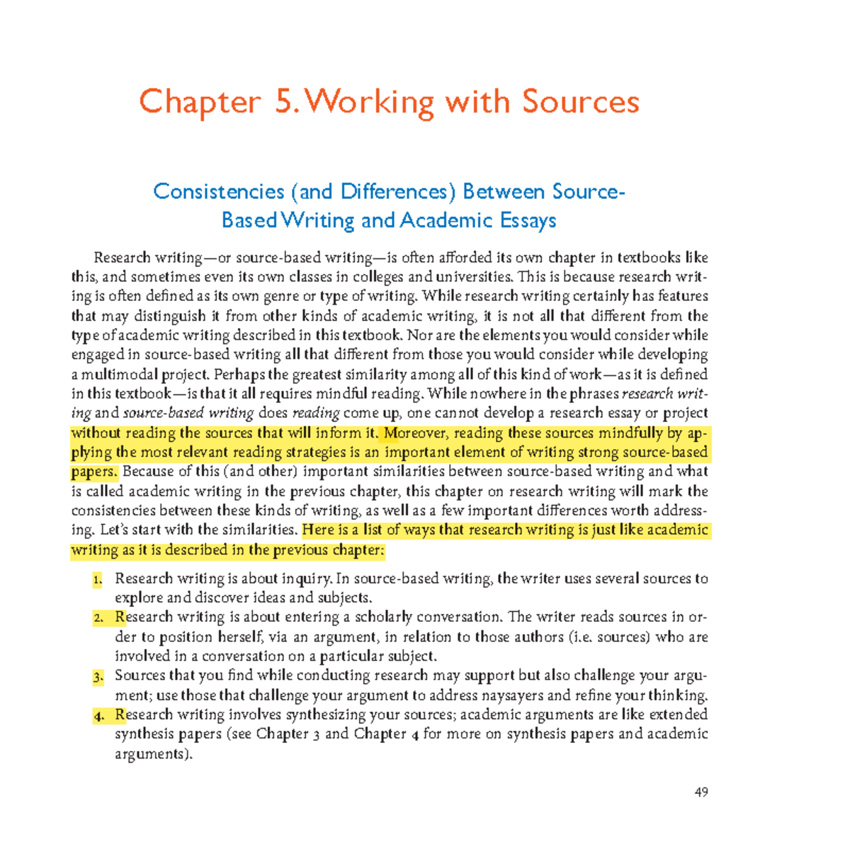 Chapter 5 Working with Sources - 49 Chapter 5. Working with Sources ...
