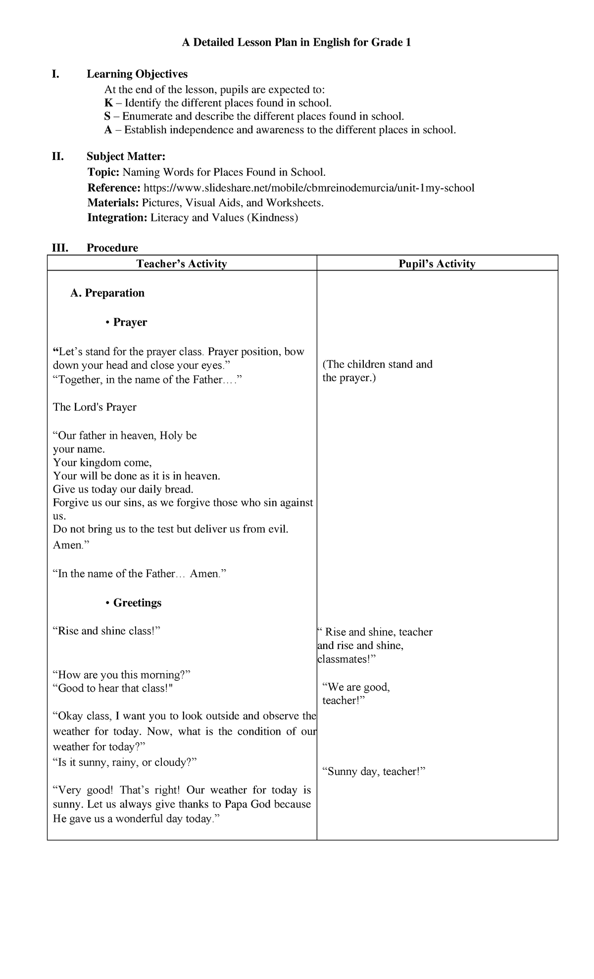 Alvarico- Lesson PLAN( Final DEMO) - A Detailed Lesson Plan in English ...