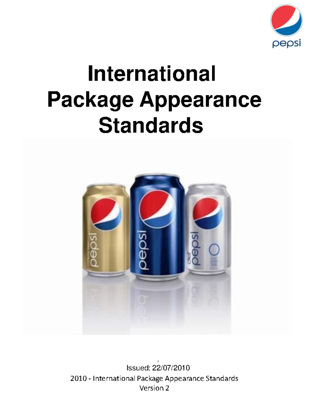 International Package Apperance Standards July 2010 Version #2 - D R A ...