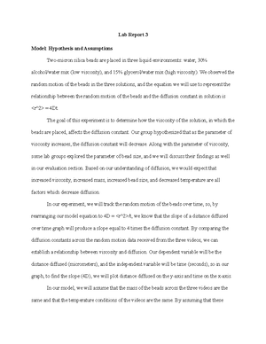 Lab 4 - lab 4 - Lab Report 4 Hypothesis: We hypothesize that our log vs ...