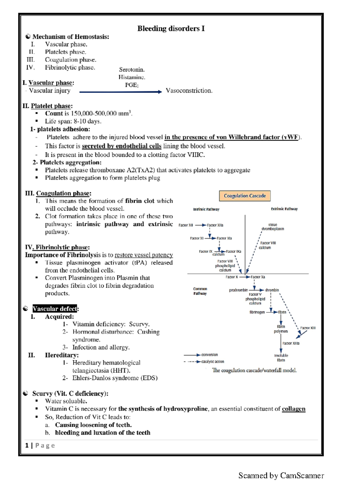 Bleeding clotting disorders - oral diagnosis - Studocu