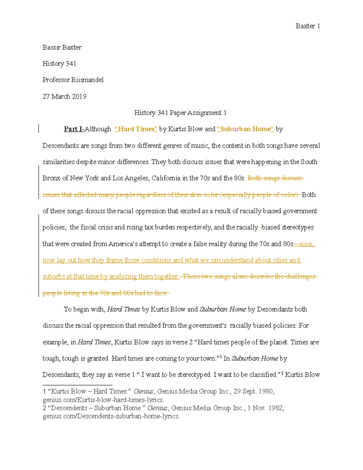 Baxter.Paper Assignment 1.KRcomments - Bassir Baxter History 341 ...