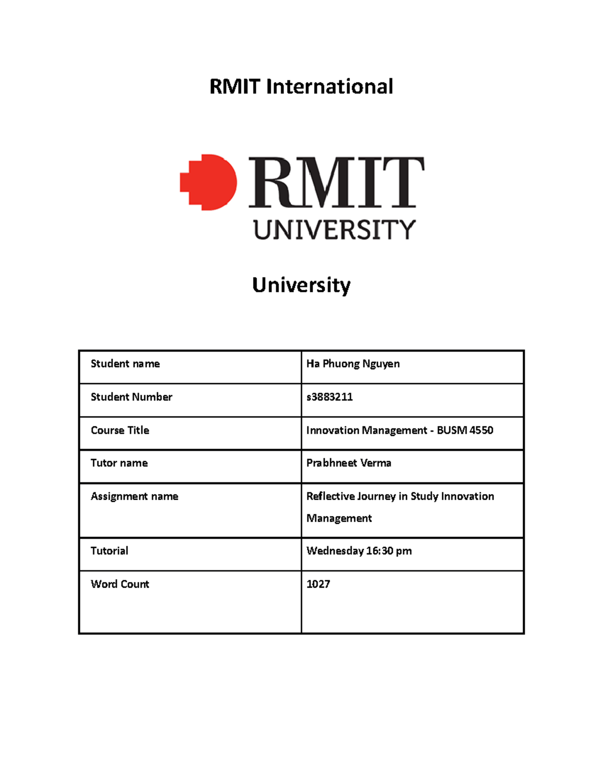 Ass3-s3883211 - assignment detail - RMIT International University ...