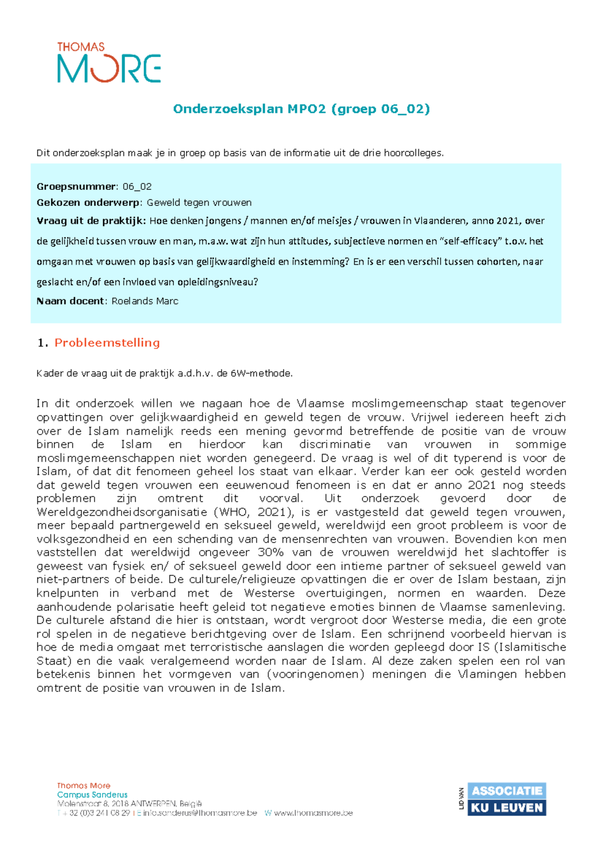 MPO2-onderzoeksplan-2021 - Onderzoeksplan MPO2 (groep 06_02) Dit ...