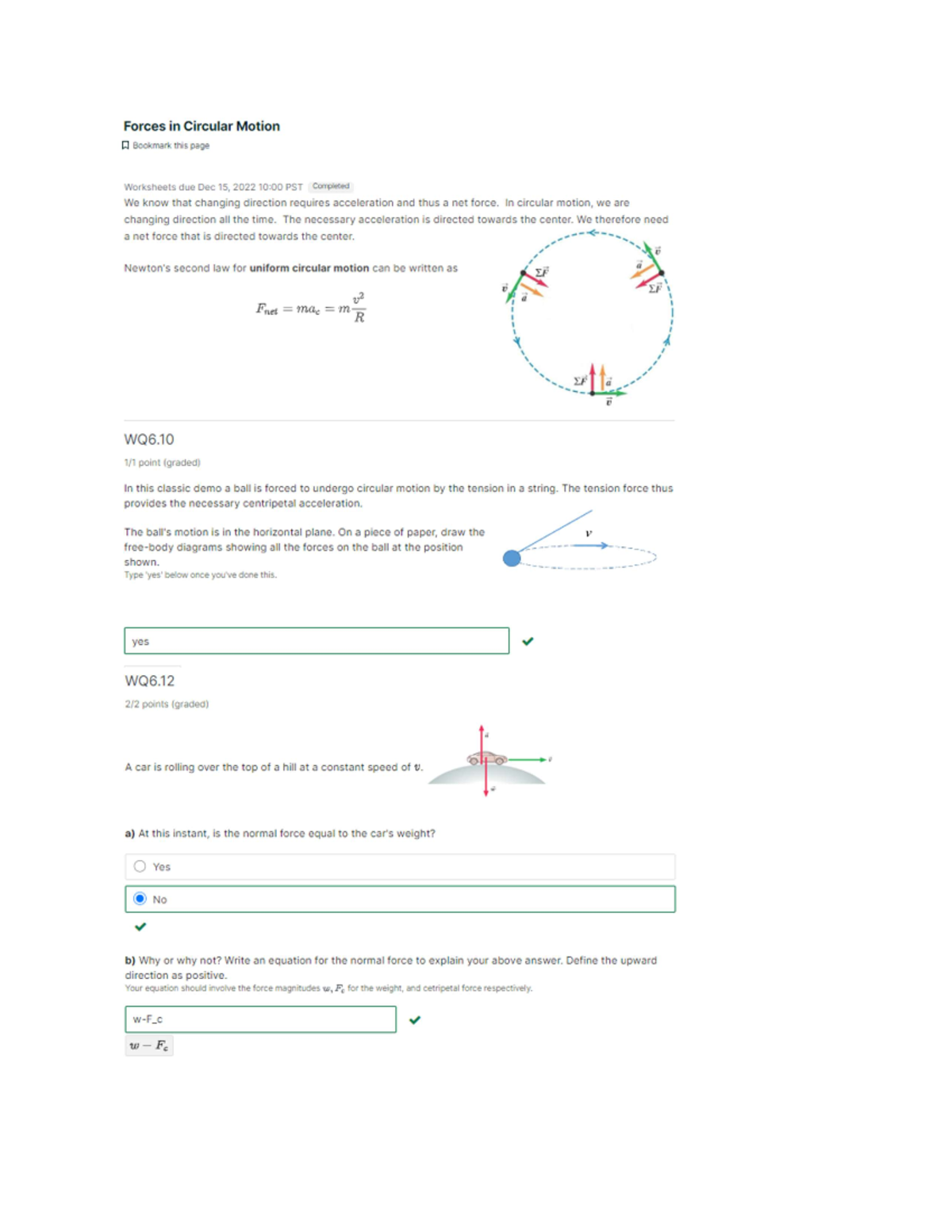 Week 5 Worksheet L11 part 1 - PHYS117 - Studocu