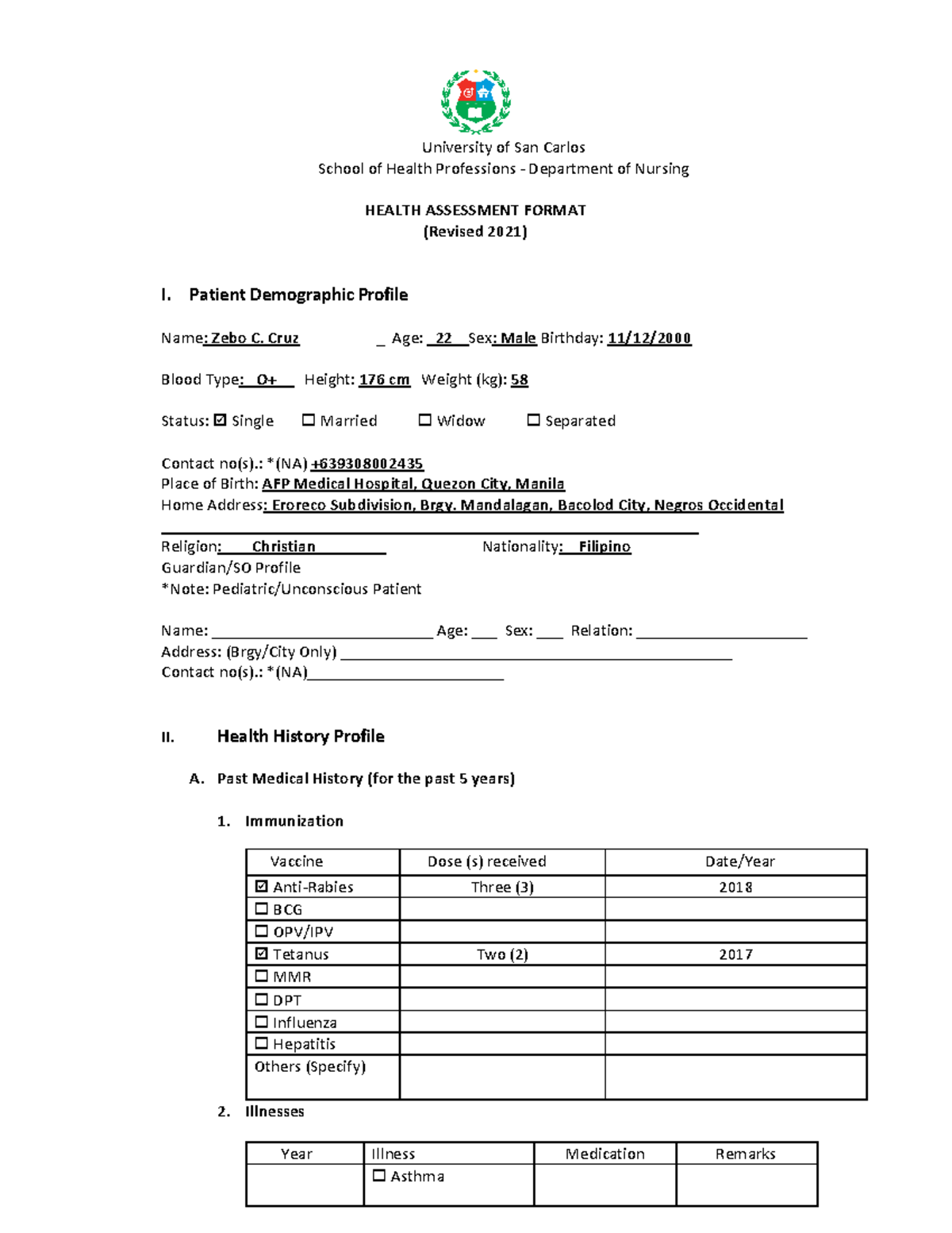 Cabarles Final-Paper - University of San Carlos School of Health ...