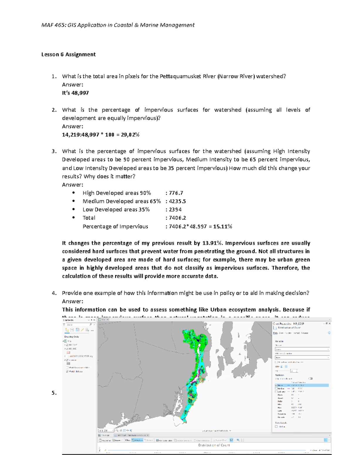 Lesson 6 Assignment - MAF 465: GIS Application in Coastal & Marine ...