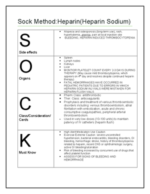 Sock Method Cromolyn Sodium - Sock Method: Cromolyn Sodium S Side ...