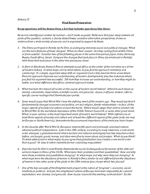 History 2c final review pt - Study For 06/ Identification Items: Mao ...