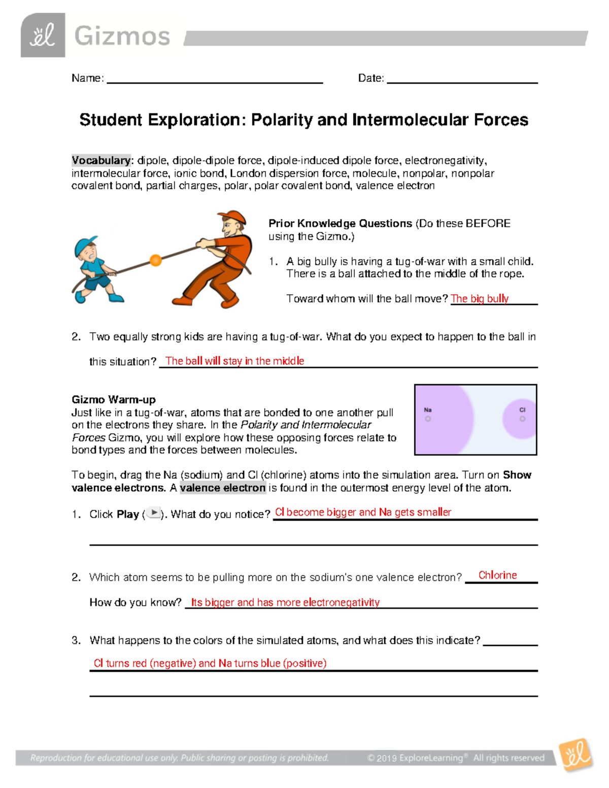 LAB - Intermolecular Forces giz - Name: Date: Student Exploration ...
